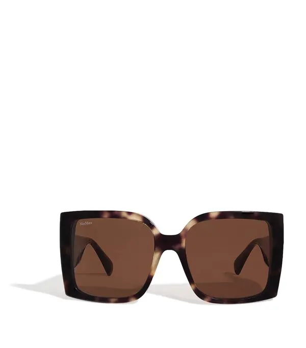 Max Mara Tortoiseshell Sunglasses with Case MAX MARA Italy, Sun Glasses, Sunglasses Vintage, Original  main image 4