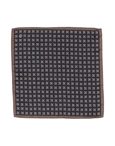 Giorgio Armani Silk Pocket Square - Black
