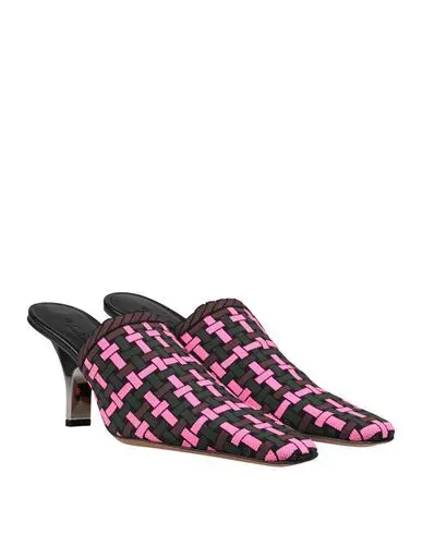 Marni Geometric-print Knitted Mules