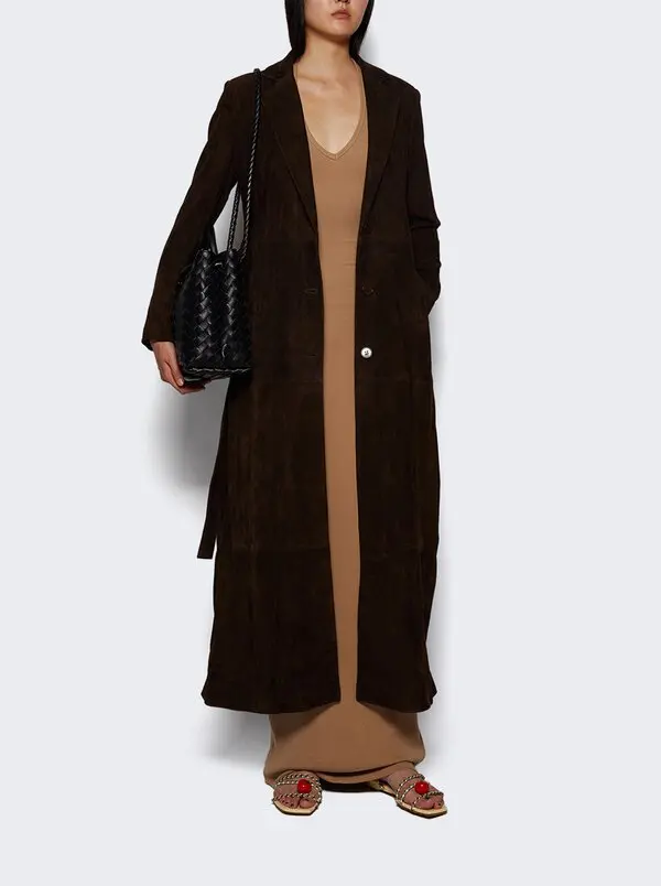 Eterne Halter Maxi Dress - Tan