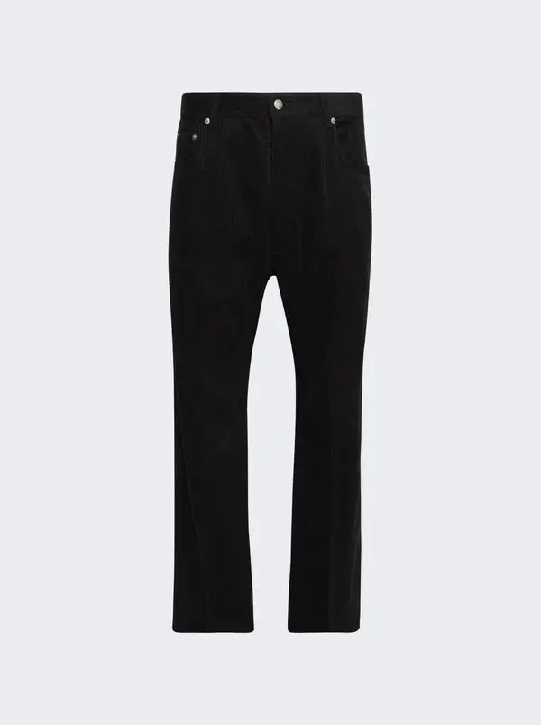 Rick Owens Brushed Twill Geth Jeans - Black