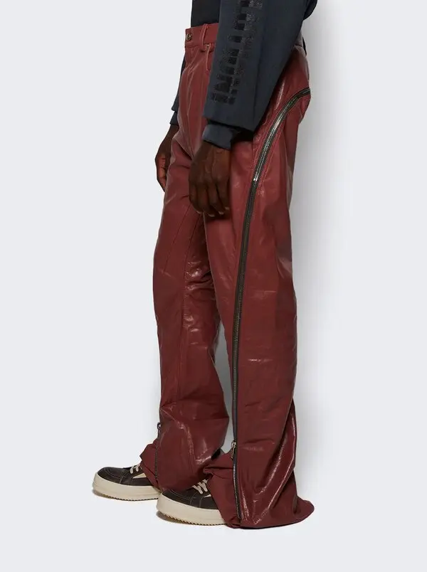 Rick Owens Bolan Banana Rosewood Trousers - Red