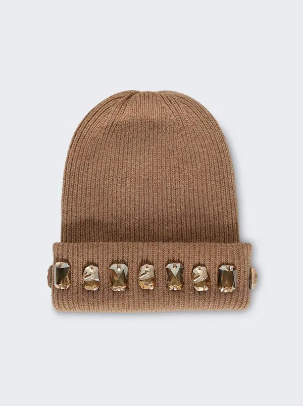 MELROSE HIGH Crown Of Cairo Beanie Relic Ii - Tan