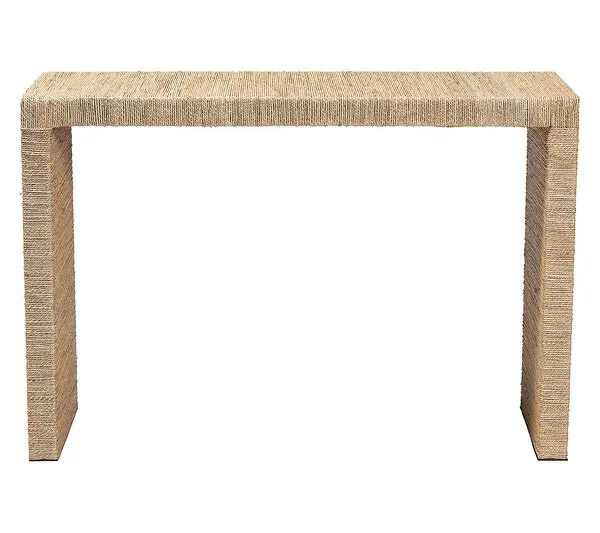 BALI & PARI Colandra Natural Seagrass Console T Able