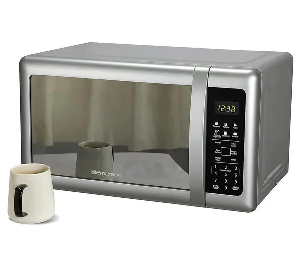 EMERSON 0.7 Cu Ft 700w Touch Control Mirror Fin Ish Microwave