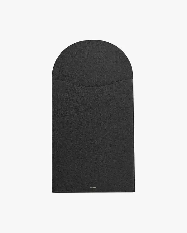 Cuyana Convertible Leather Laptop Sleeve 15-16-inch - Black