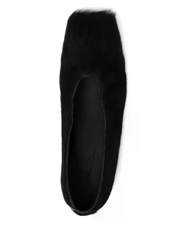Rick Owens Leather Ballet Flats