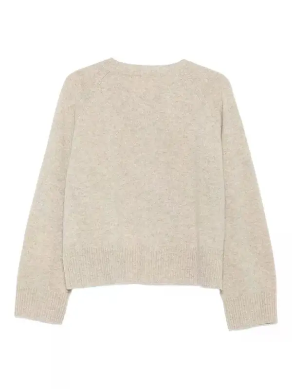 Closed Crew-neck Wool Sweater - Neutrals