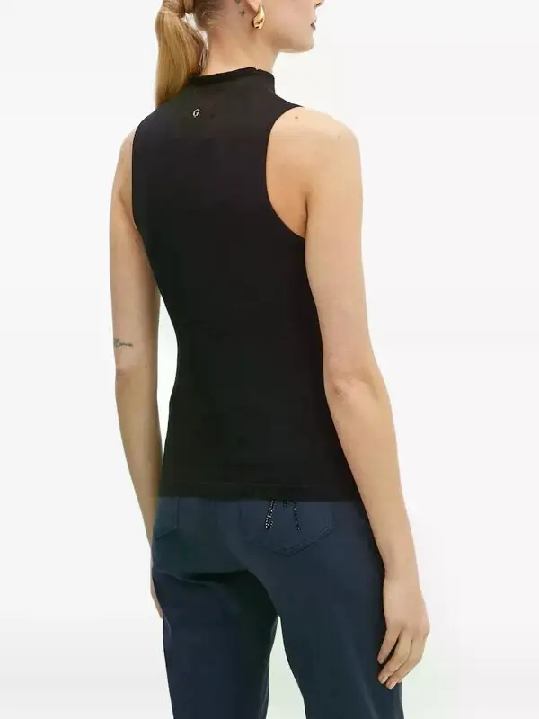 Guess Embellished Mock-neck Top