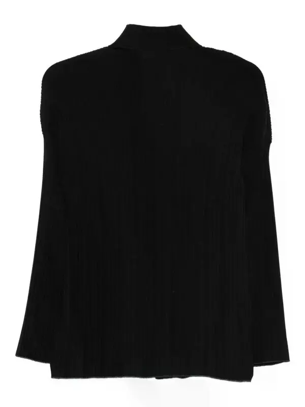 FORTE_FORTE Ribbed Button-up Shirt
