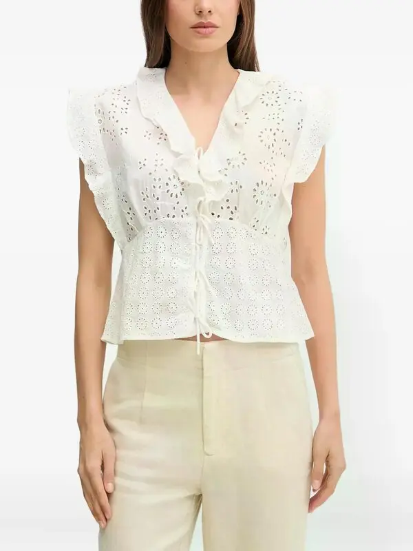 PEDRO DEL HIERRO Ruffle-detail Top