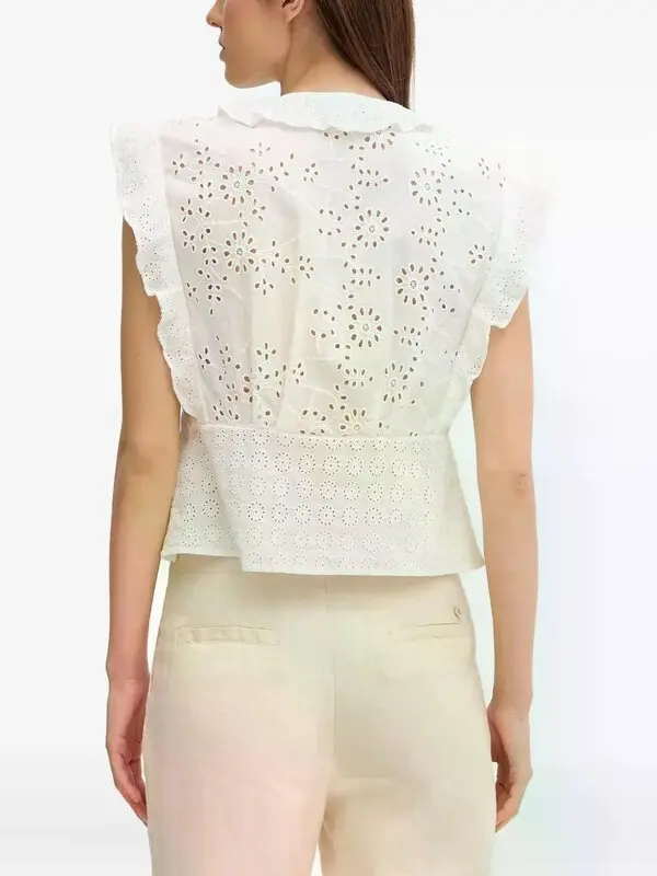 PEDRO DEL HIERRO Ruffle-detail Top