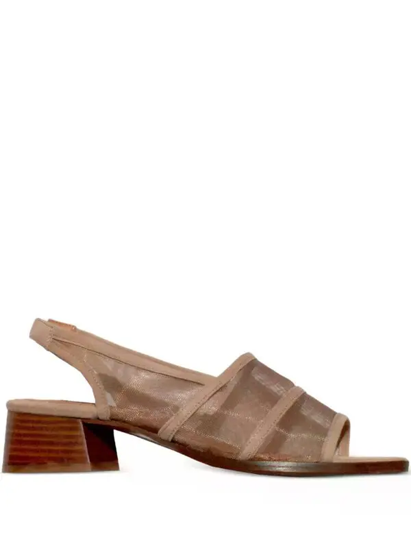 ABOUT ARIANNE 40mm Colette Mesh-paneled Slingback Sandals