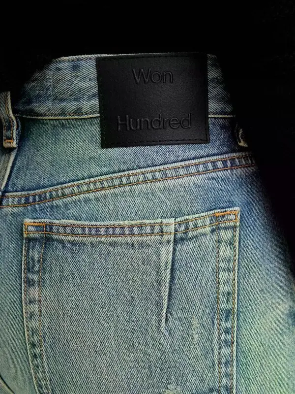 WON HUNDRED Logo-patch Jeans