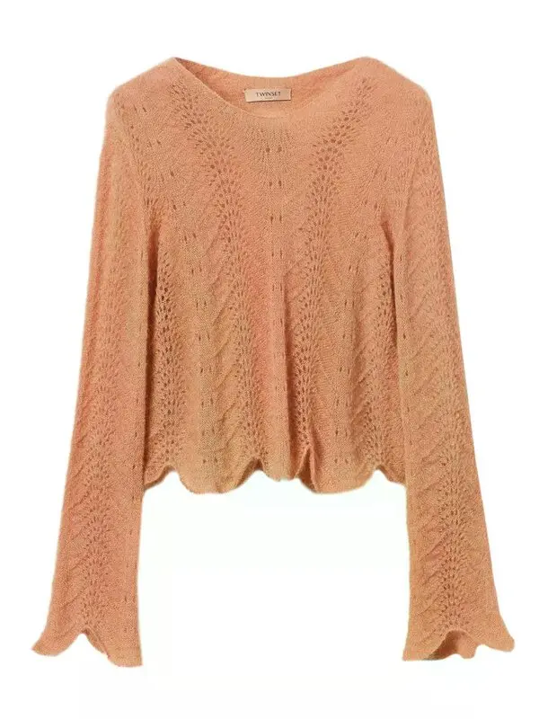 TWINSET Scalloped-hem Sweater
