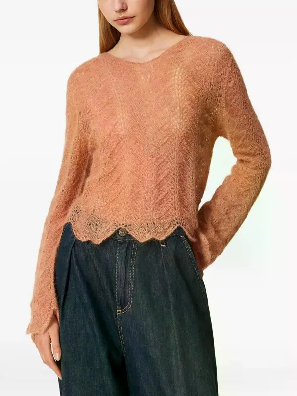 TWINSET Scalloped-hem Sweater