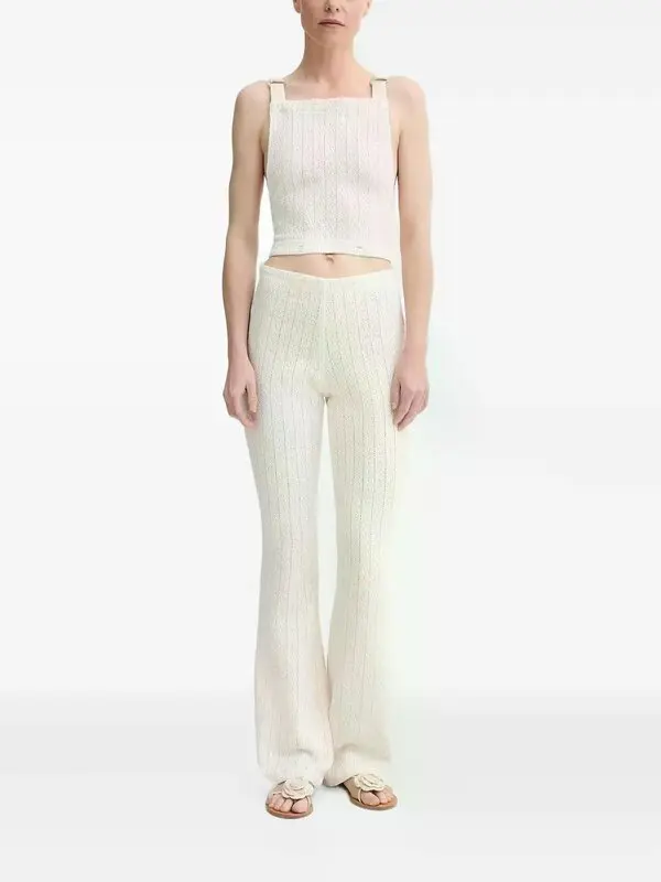 SESSUN Cable-knit Strap Jumpsuit