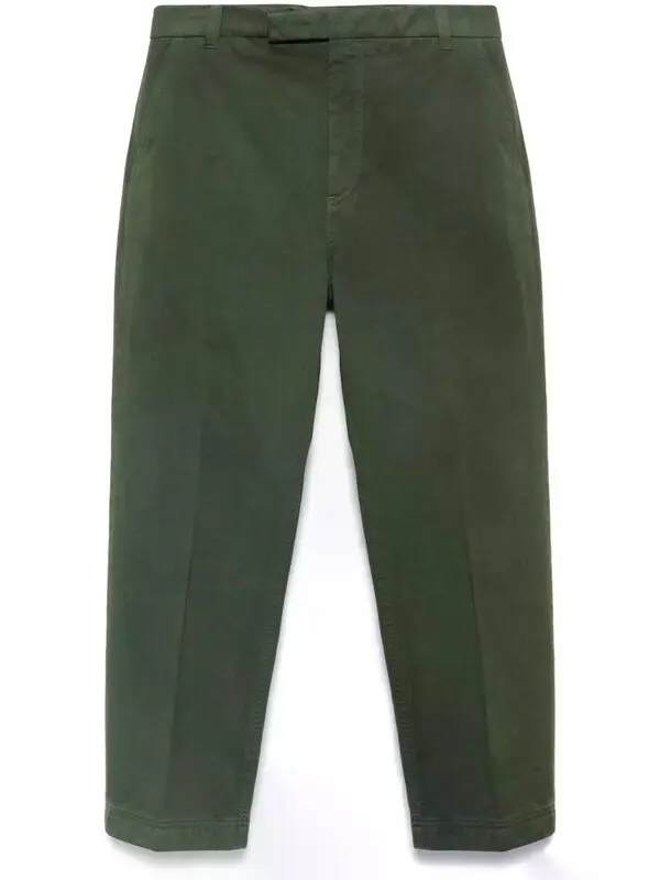 Thom Browne Cotton Twill Chinos - Green