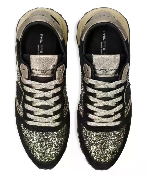 Philippe Model Tropez Haute Sneakers - Black