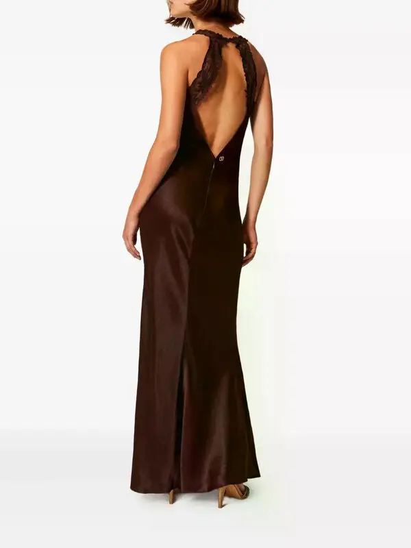 TWINSET Lace-insert Maxi Dress