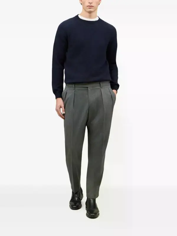 Boglioli Pleated Wool Trousers