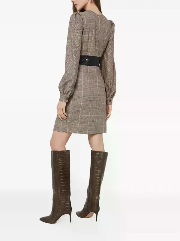 TWINSET Checked-print Mini Dress