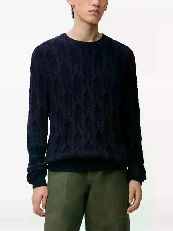 Loewe Cable-knit Cotton Sweater