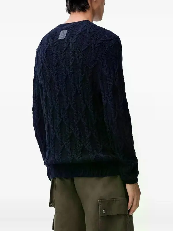 Loewe Cable-knit Cotton Sweater