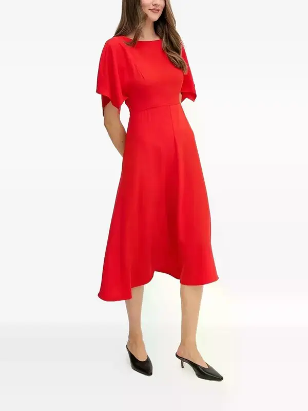 SANDRO FERRONE Flutter-sleeve Midi Dress