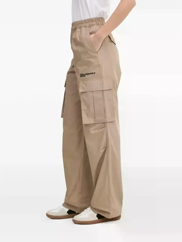 Karl Lagerfeld Cargo-pocket Cotton Trousers