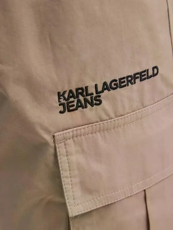 Karl Lagerfeld Cargo-pocket Cotton Trousers