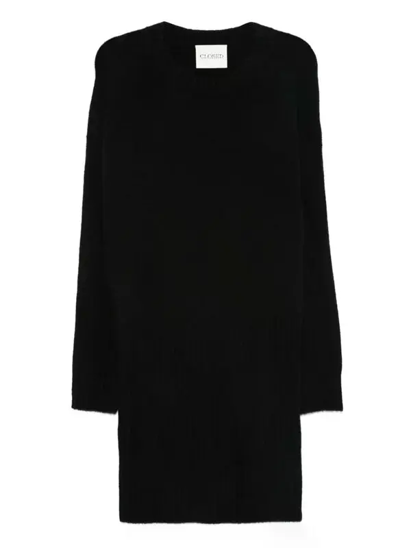 Closed Crew-neck Knit Midi Dress