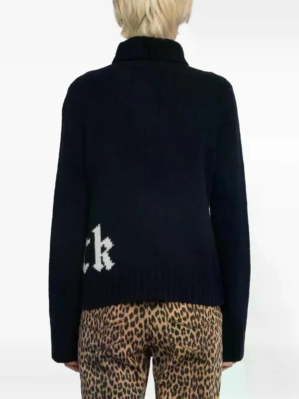 Zadig&Voltaire Nalma Roll-neck Sweater - Black