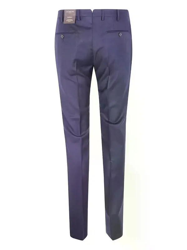 Incotex Flat-front Cotton Trousers