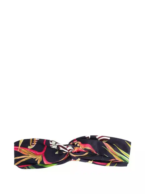 LYGIA & NANNY Bethania Twisted-floral Headband - Blue