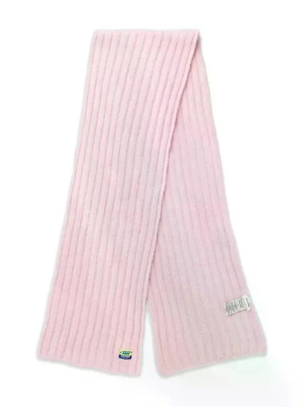 American Vintage Ribbed Scarf - Pink