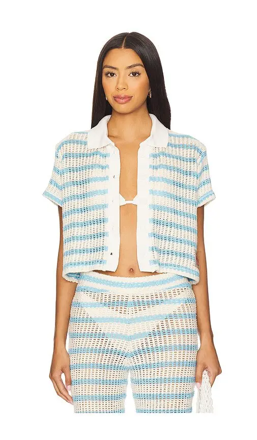 MAAJI Wavy Crochet Shirt