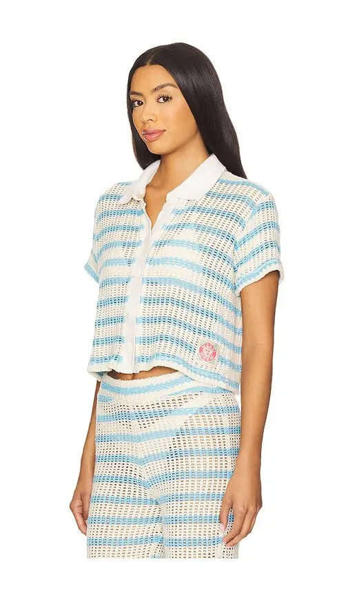 MAAJI Wavy Crochet Shirt