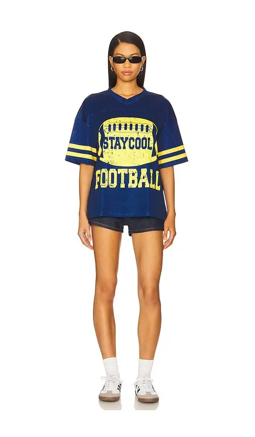 STAY COOL Graphic Football Jersey