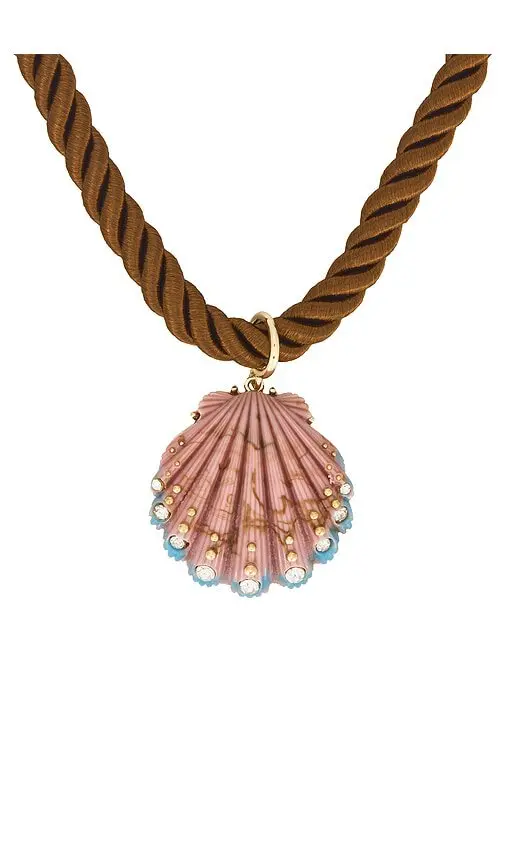 Dannijo Lisbeth Shell Pendant Necklace