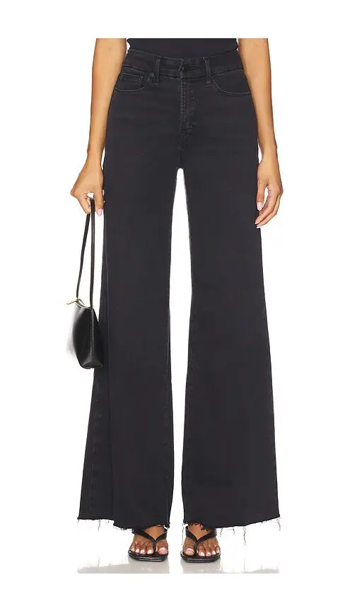 Good American Soft Tech Palazzo Jeans