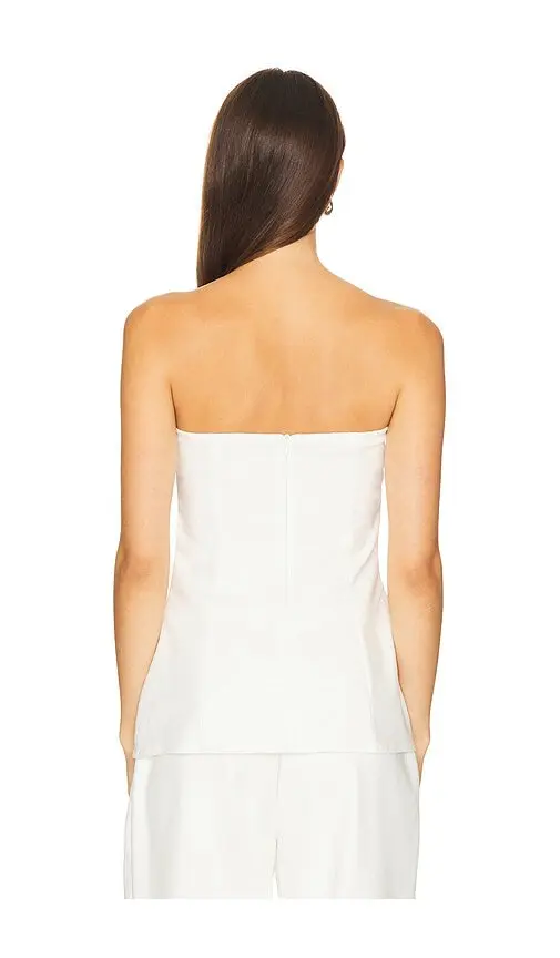 SNDYS. Mimi Longline Top - White