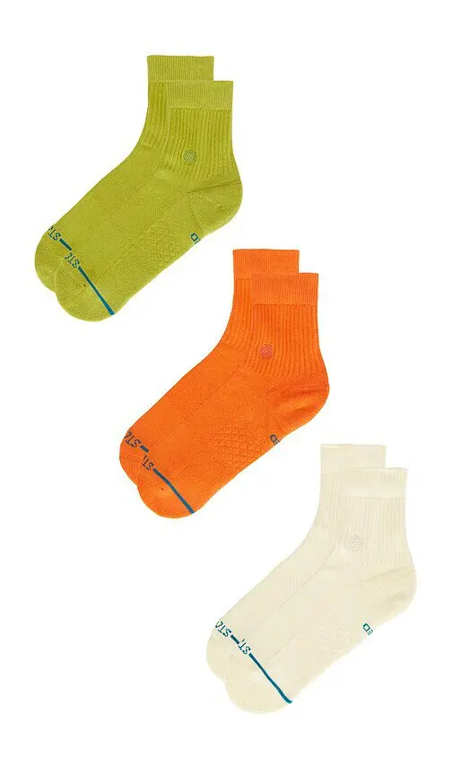 Stance Icon Quarter 3-pack Socks