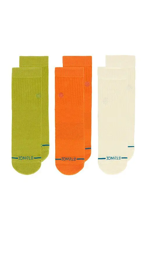 Stance Icon Quarter 3-pack Socks