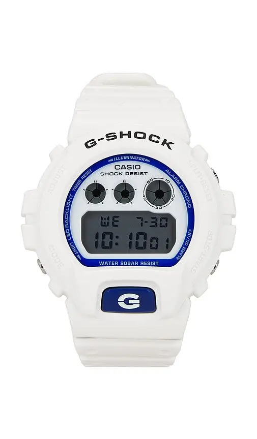 G-Shock Digital Watch - White & Blue