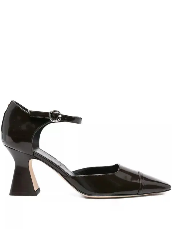 AeydĒ 80mm Francine Ankle-strap Pumps
