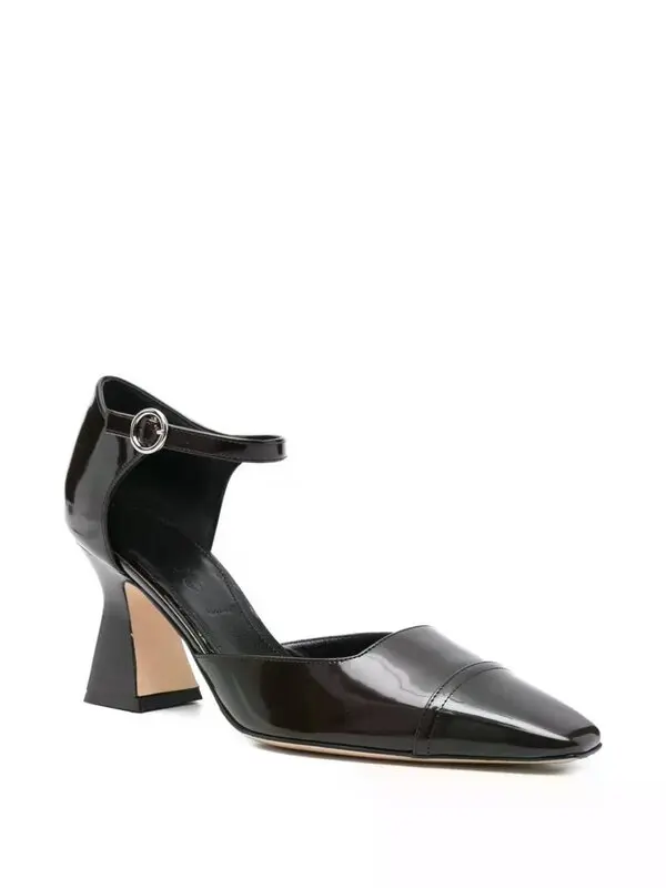 AeydĒ 80mm Francine Ankle-strap Pumps