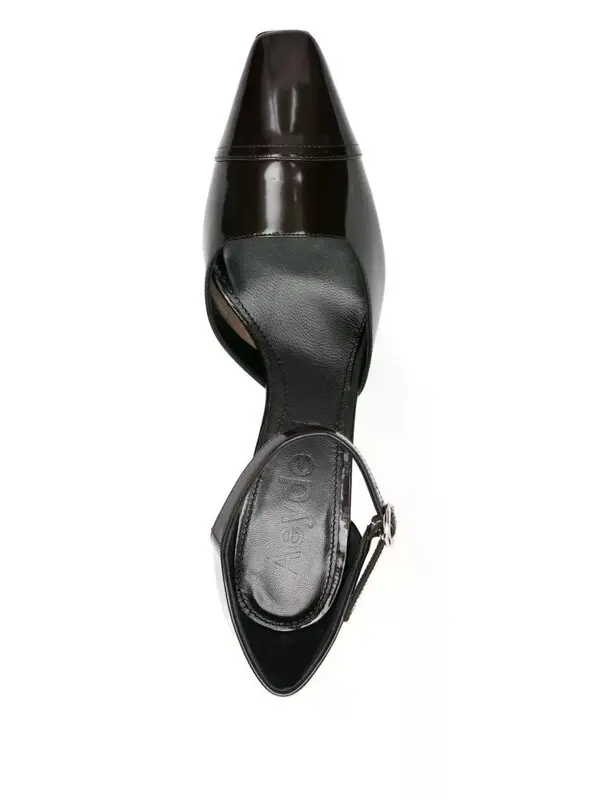 AeydĒ 80mm Francine Ankle-strap Pumps