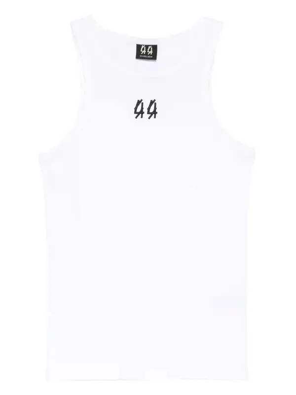 44 LABEL GROUP Logo-embroidered Vest - White