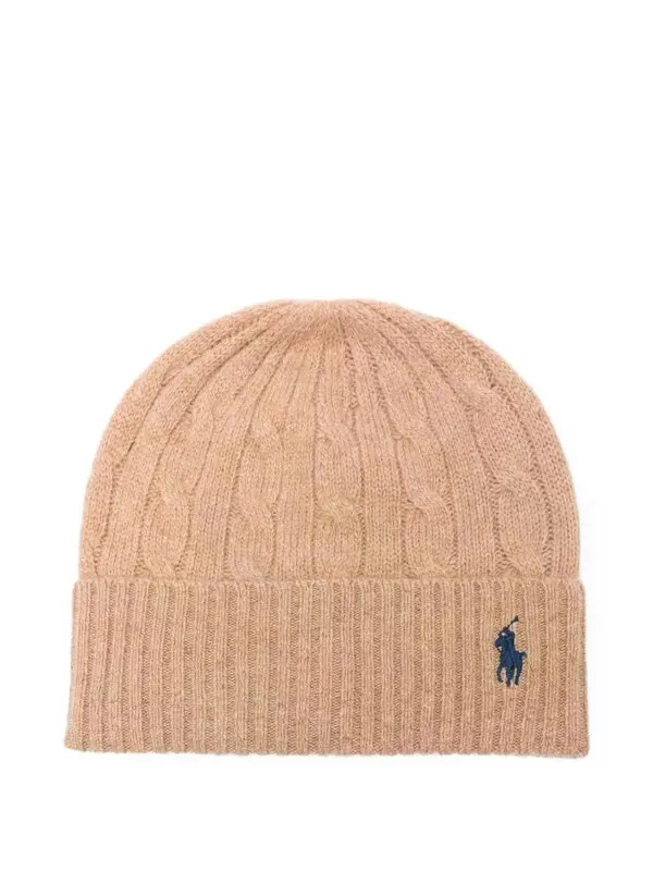 Polo Ralph Lauren Cable-knit Beanie - Brown